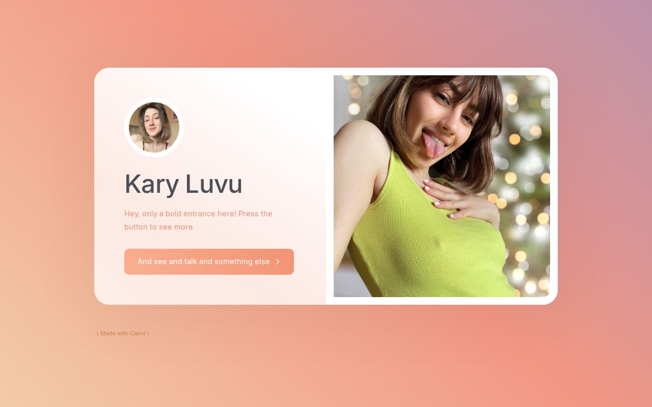 Kerie - here is fun and cozy! You will not just be warm with me ...